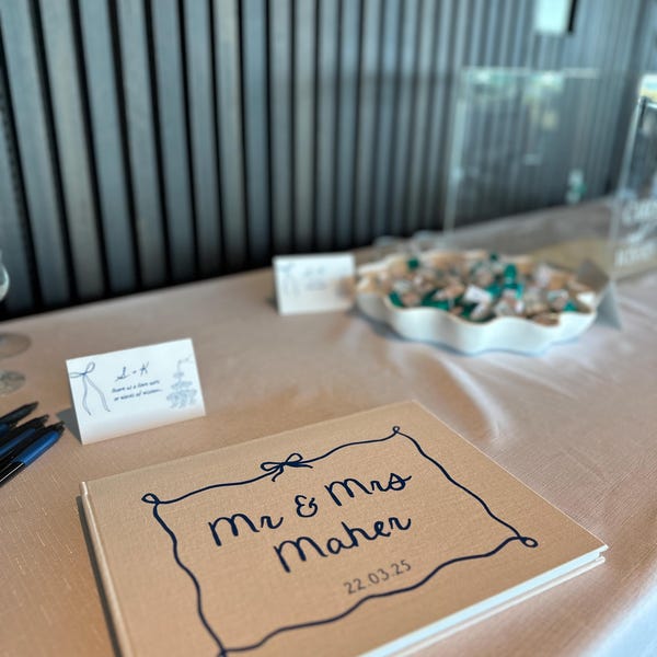 Fabric Wedding Sign / Personalised Cotton Sign /fabric Sign With ...