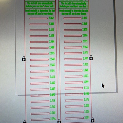 Kerf Tool Test Fit Guides for Laser Designs in 1/8 3mm or 1/4 6mm ...