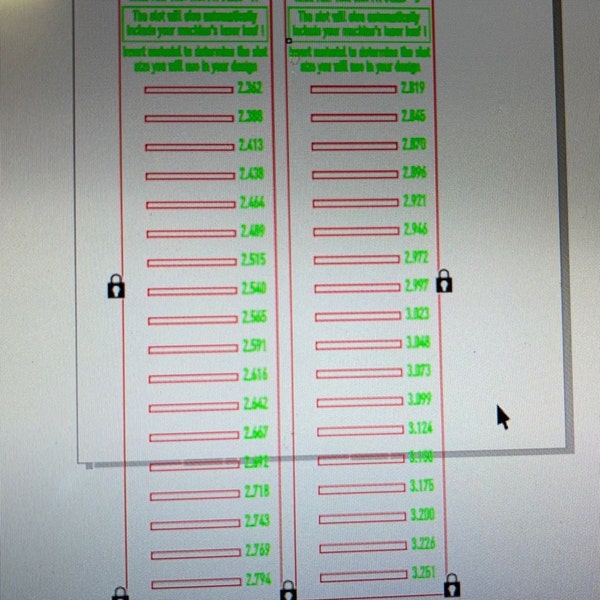 Kerf Tool Test Fit Guides for Laser Designs in 1/8" (3mm) or 1/4" (6mm ...