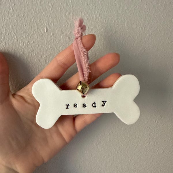 Personalised Dog Bone Clay Tree Decoration, Pet Christmas Decoration ...