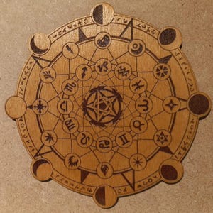 Crystal Moon Pendulum Board Svg Divination Tool Svg Pagan Decor Svg ...