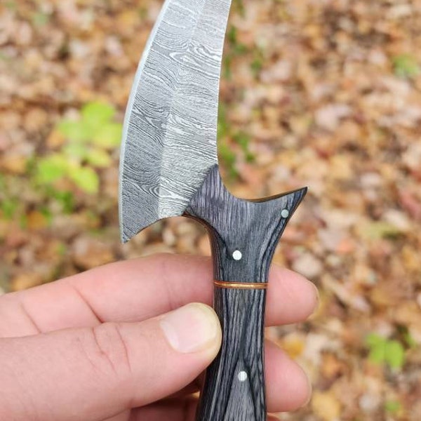 Custom Hand Forged D2 Steel Hunting KNIFE W/ Beautiful Handle - Etsy