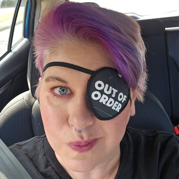 Out of Order Sign Eye Patch /eye Cover /ocular Aid / Vision Accessory ...