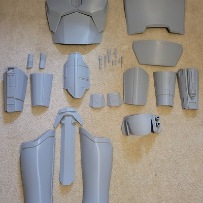 Mandalorian Hip Plate Armor Custom Sized Manufactured & - Etsy