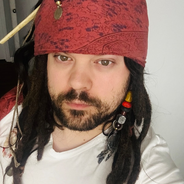 Jack Sparrow Wig Pirates of the Caribbean: Curse of the Black Pearl ...