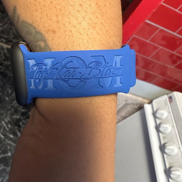 Personalized Mom Life Watch Band Compatible With Apple Watch Band ...