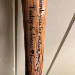 Carved Walking Stick, Hiking Stick, Personalized Walking Stick, Wood ...