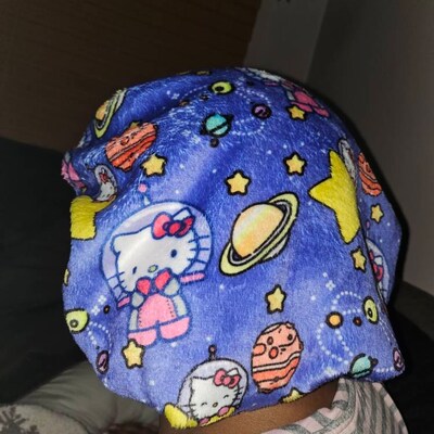 Pink Hearts Plush/ Pink Satin Reversible Bonnet - Etsy