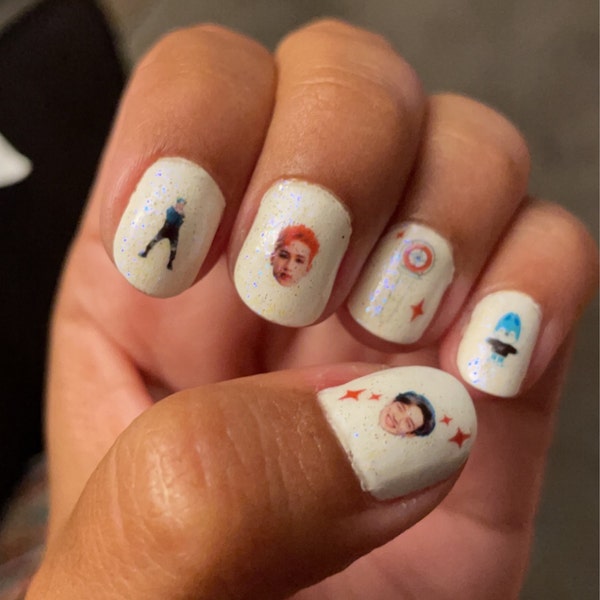 Stray Kids Bias Mini Sheet| Stray Kids Waterslide Nail Decals| SKZ Nail ...