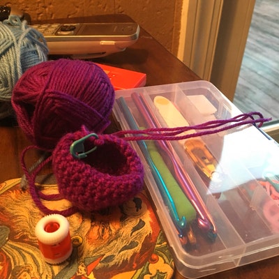DIY Mini Crochet Kit beginner's Crochet Kit for All Ages Includes Yarn ...