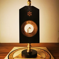 Trithemius Crystal Ball Stand Solid Ebony & Brass - Etsy