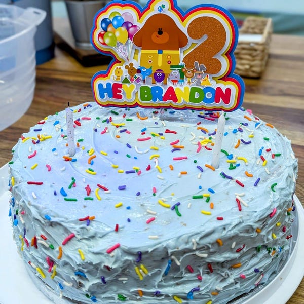 Custom Hey Duggee Cake Topper – Personalized Party Decor FREE DELIVERY ...