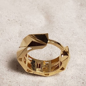 Dorica Beaded 14k Solid Gold Ring Stackable Dainty Delicate - Etsy