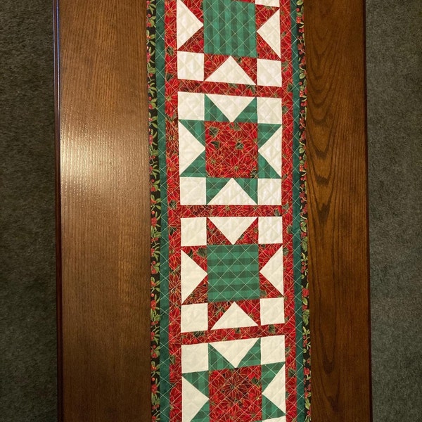Christmas Star Table Runner Pattern PDF by Simpson Designs Studio ...