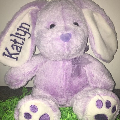 Personalized Bunny-custom Bunny-stuffed Bunny-personalized Gift-bunny ...