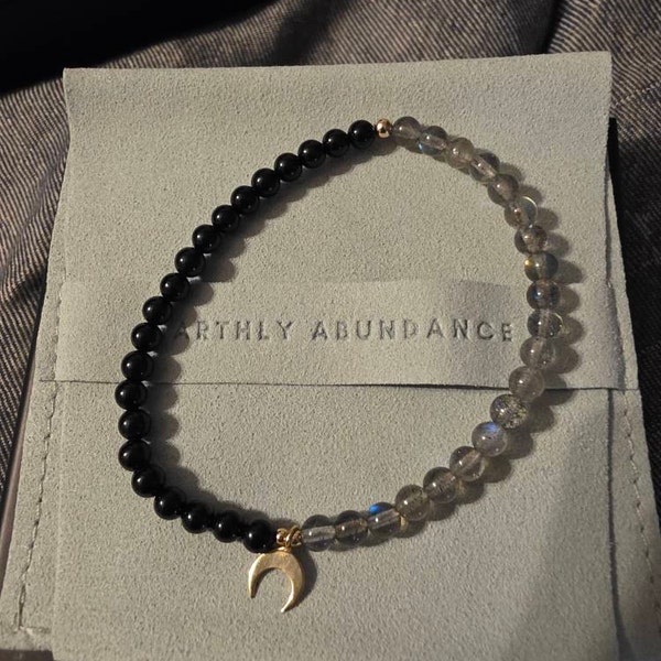 Bloodstone Bracelet | Dainty Bloodstone Beaded Bracelet | 14K Gold ...