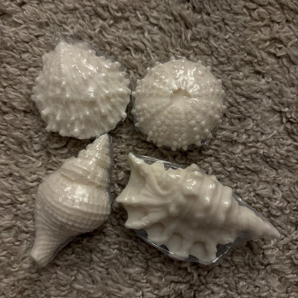 Blue Ring Dish Clam Shell - Decoupage Jewelry Holder - Beach Themed ...