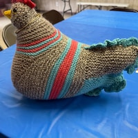 Knitted - Emotional Support Chicken™ Pattern (original and Only Legal ...