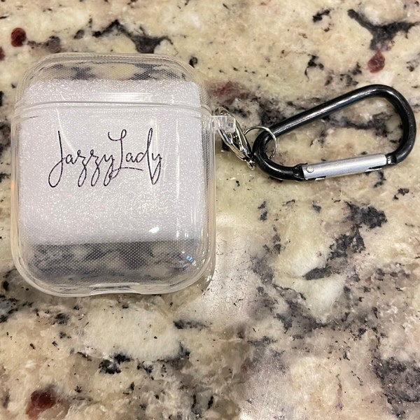 Custom AirPod Case With Keychain Neck Running Strap Protective Customized Name Airpods Case ...