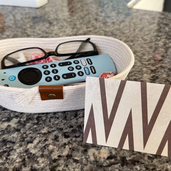 Rope Coaster/bowl Set - Etsy