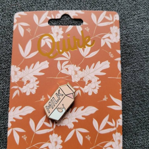Enamel Pins - Milk Carton Cute Design Enamel Pin - Etsy