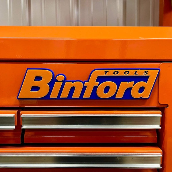 Home Improvement Binford Tools Badge Sign - 3D Printed Magnetic Emblem ...