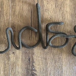 Printable Letter Templates for Knitted Wire Tricotin - Etsy