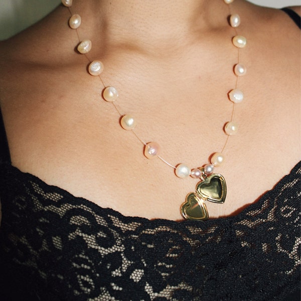 Gold Decorative Heart Locket Pendant, 24k Gold Plated Love Heart ...