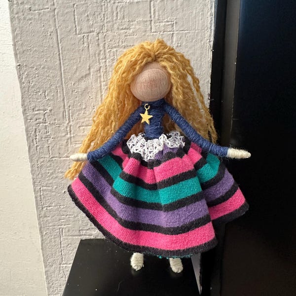 Good Luck Spirit Doll Poppet Protection Voodoo Talisman Vintage OOAK ...