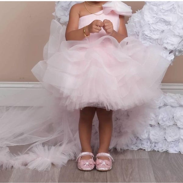 Pink Frilly Tutu Dress for Girls,party Outfit & Photo Shoot Costume ...
