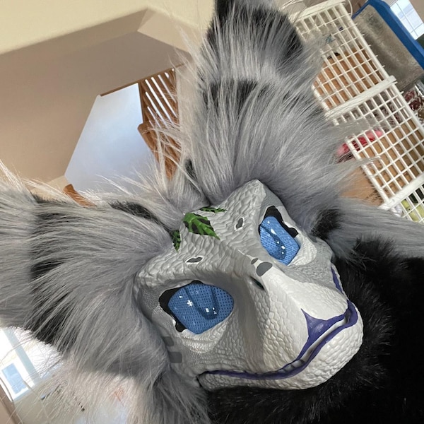 Fursuit Mask, Raptor Mask - Etsy
