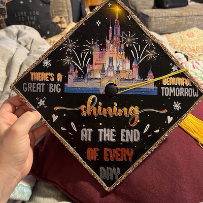 Personalized Graduation Cap Topper Motivational Quote Grad - Etsy