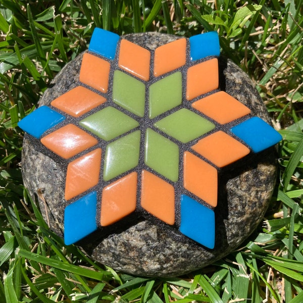 25 Diamond Mosaic Tiles, Geometric Tiles, Diamond Tiles, Glass Mosaic ...