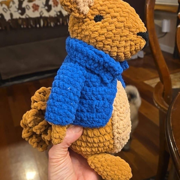 Large - Peter Rabbit Crochet Pattern, Amigurumi Rabbit Pattern, Peter ...