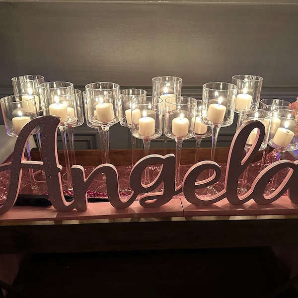 Personalized Name Sign / Custom Name Piece / Wooden Name Sign / Sweet ...