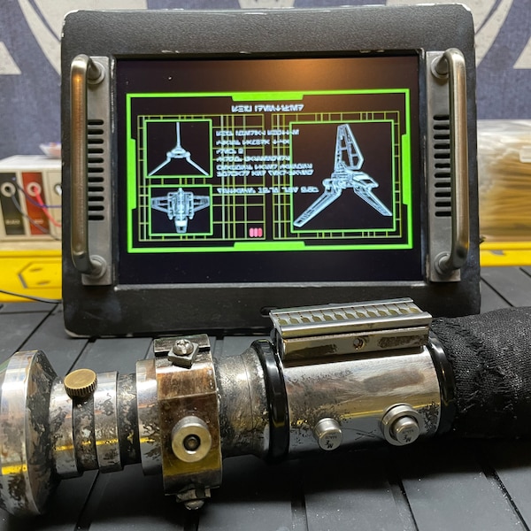 Tactical HUD - 8-inch - Animated Digital Display - Star Wars Inspired ...