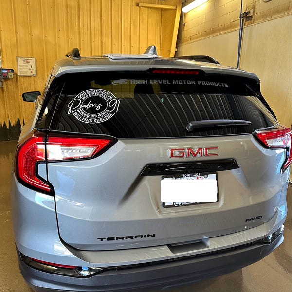 CUSTOM Bible Verse Car Decal - Custom Christian Sticker - Personalized ...