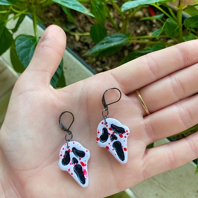 Halloween Scream Mask Polymer Clay Cutter Halloween Clay Cutter fall ...