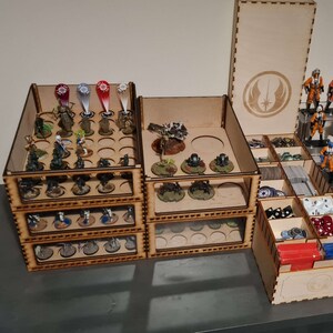 Miniature Storage Tray With Clear Acrylic Window-stackable - Etsy