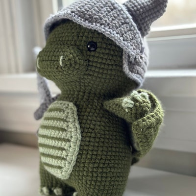 Dragon Knight PDF Crochet Amigurumi Pattern Fantasy Plushie With ...