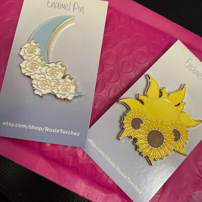 Mini Sun Pin - Etsy