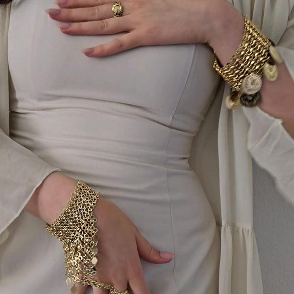 HALA Gold Plated Lira Choker Necklace - Etsy