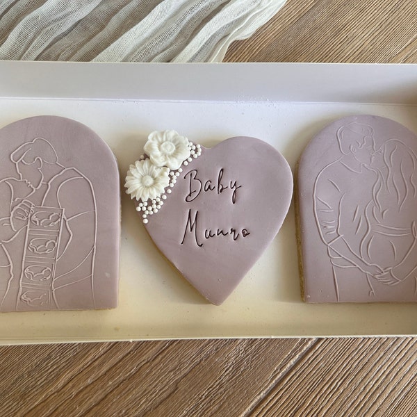 Script Font Set Letter Stamp Alphabet Stamp Signature Font Stamp Font ...