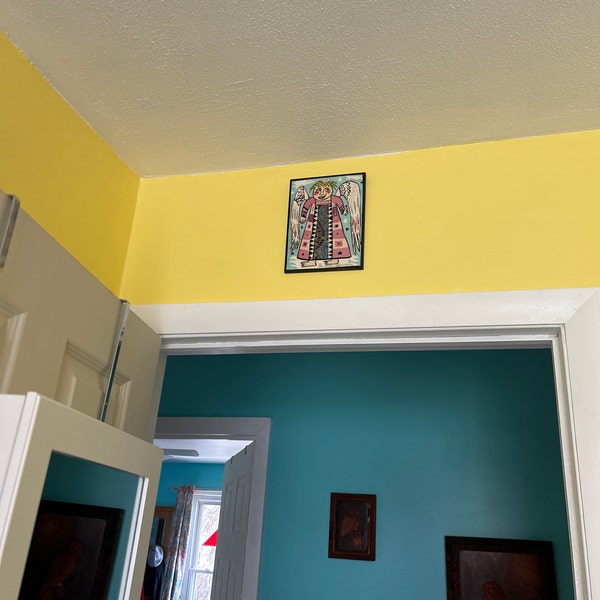 1970 Arthur Bard Oil Painting, Autumn Landscape With Squirrel - Etsy