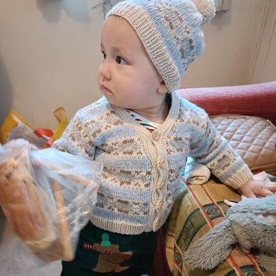 Girls Aran Cardigan Knitting Pattern PDF Childrens 24 26 28 - Etsy