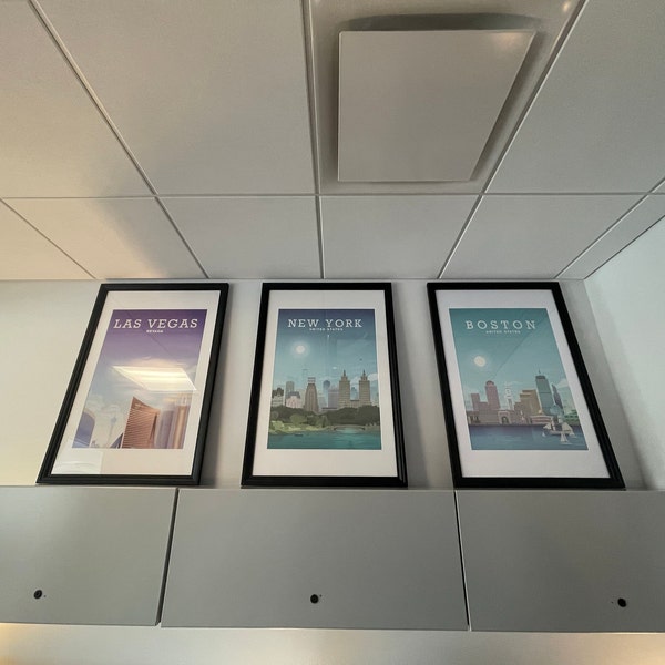 Boston Poster, Fenway Stadium, Boston Red Sox, Boston Harbour, USA ...