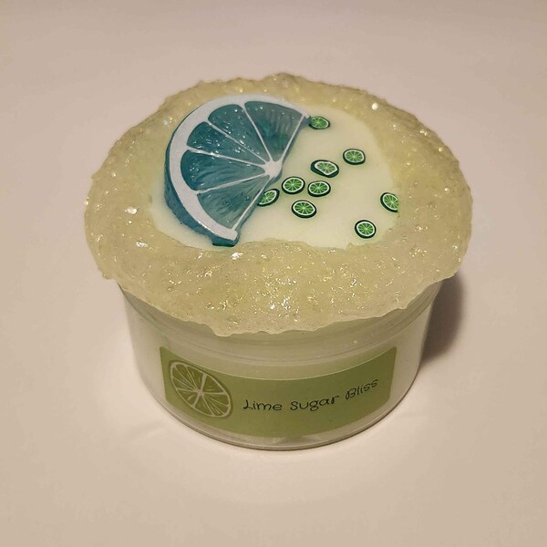 Tangerine Temptation Bingsu Slime Crunchy Slime Bubble Popping Slime ...