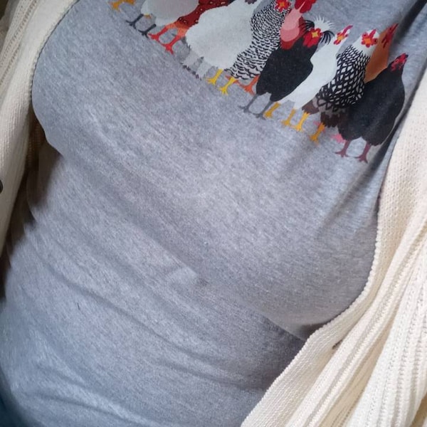 Chicken Tee Shirt / Chicken Clothing / Chicken T Shirt / Women's ...