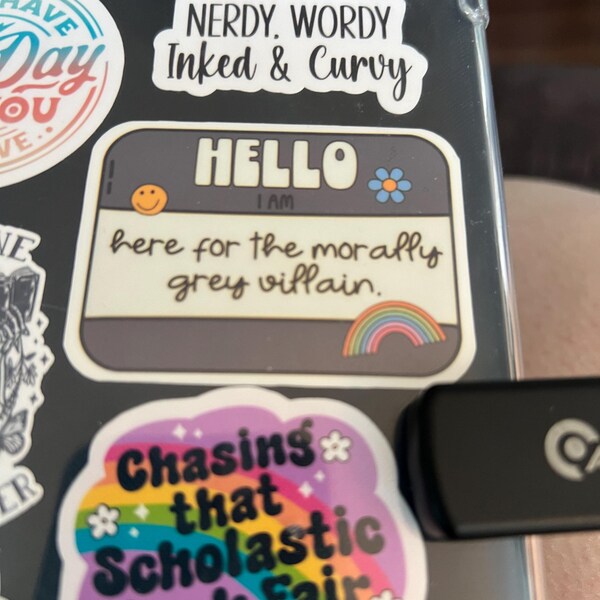 Bookish Puck Bunny Sticker, Bookish Merch and Accessories, Kindle and ...