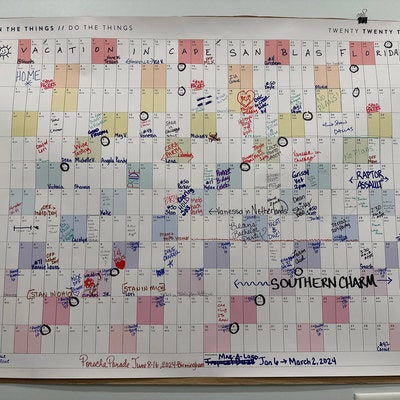 Giant 2023 Wall Calendar 2023 Large Wall Planner Annual - Etsy